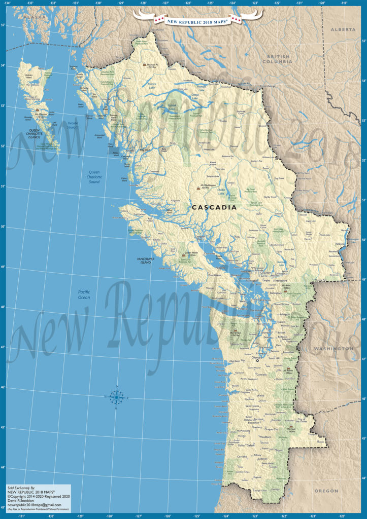 Cascadia Map » New Republic 2018 Maps