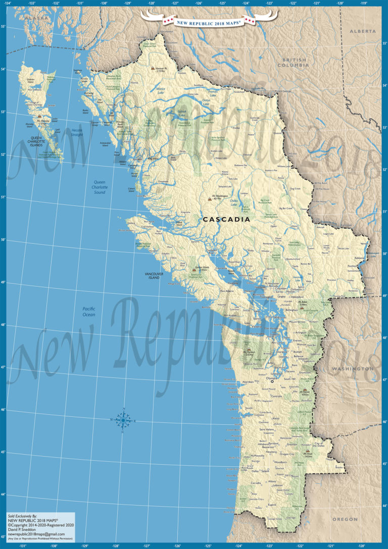Cascadia Map » New Republic 2018 Maps