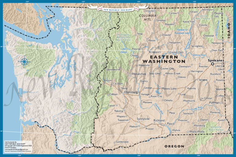 East Washington Map » New Republic 2018 Maps