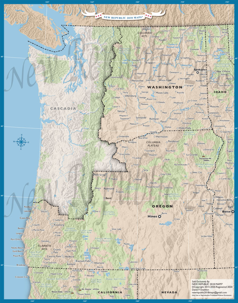 Washington/Oregon Map » New Republic 2018 Maps